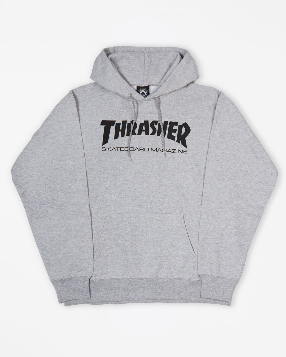 Thrasher Skateboarding Magazine Hoodie in Grey | Streets Stockholm